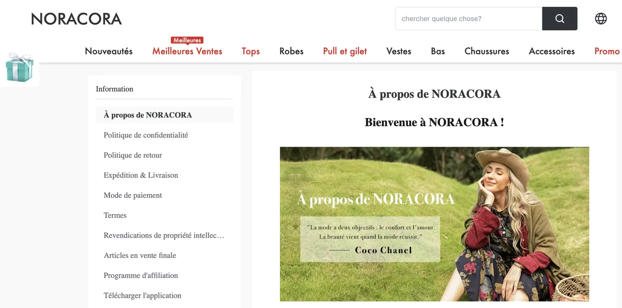 Noracora : un panorama complet de la boutique en ligne tendance