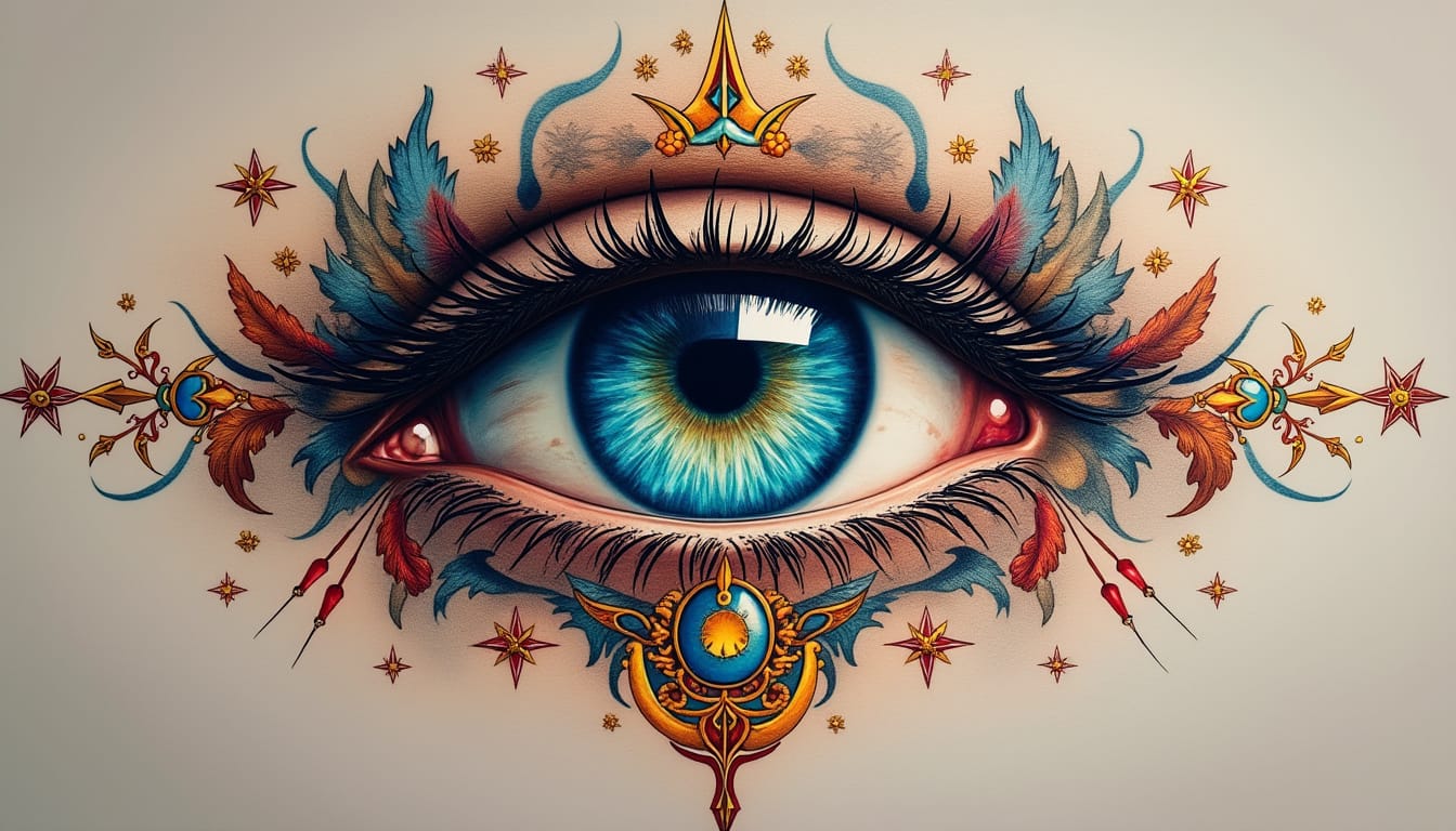 Tatouage œil : secrets et symboles à décrypter